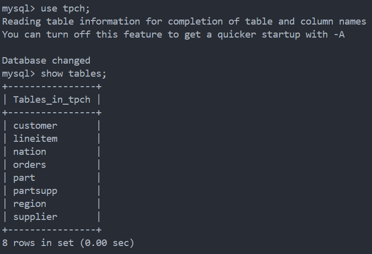 Linux环境下使用TPC-H测试MySQL教程 | Antonio